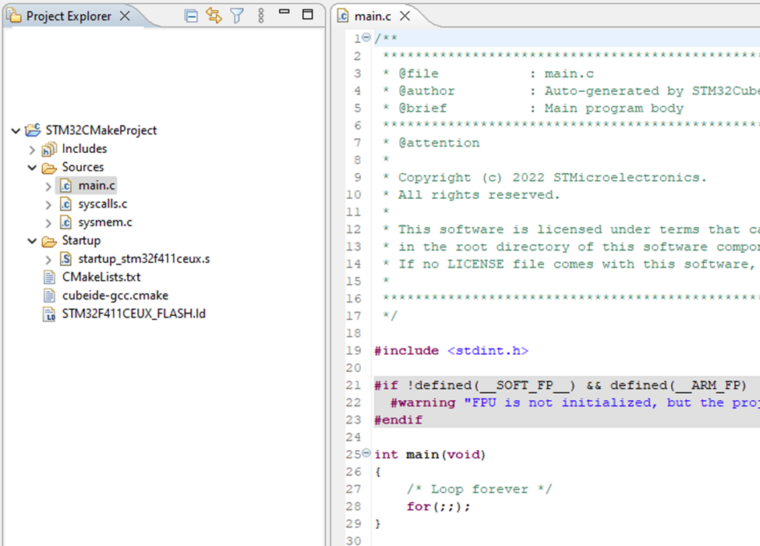 Stm32 Cmake Bare Metal Project Setup Using Stm32cubeide